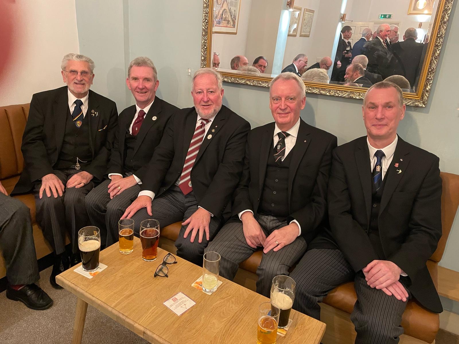 Past intendant General installed as WM of Stewards Mark Lodge – Red Cross of Constantine | Hampshire